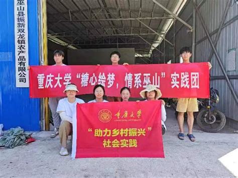 助力“安静”旅游发展，擘画乡村振兴蓝图 ——“糖心绘梦，情系巫山”实践团活动纪实 重庆大学学生资助中心