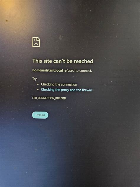 First Installation Cannot Get Access To Homeassistant Local