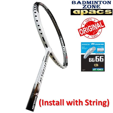 Apacs Lethal 10Install With StringYonex BG66 Original Badminton