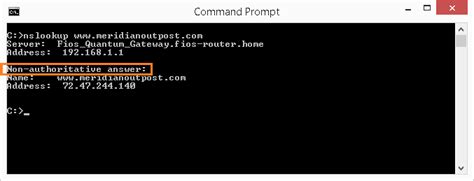 Tutorial On Nslookup Command Line Tool To Query Dns Records Examples