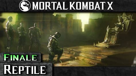 Mortal Kombat X Ita 60fps Finale Arcade Reptile Youtube