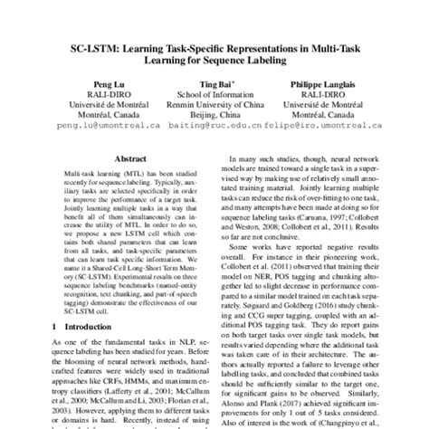 Sc Lstm Learning Task Specific Representations In Multi Task Learning