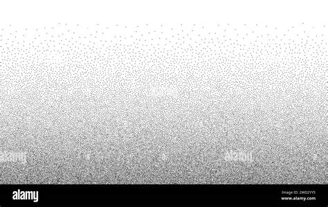 Gradient Noise Background Halftone Pattern Made Of Grains And Stipple