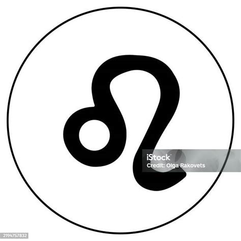 레오 조디악 기호 둥근 프레임에 있는 별자리 기호의 선형 아이콘 기하 도형에 대한 스톡 벡터 아트 및 기타 이미지 기하 도형 낙서 드로잉 단일 이미지 Istock