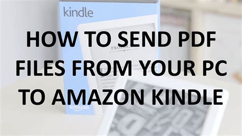 How To Send PDF Files From Your PC To Your Kindle Devices YouTube