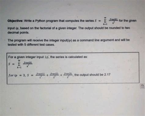 Objective Write A Python Program That Studyx