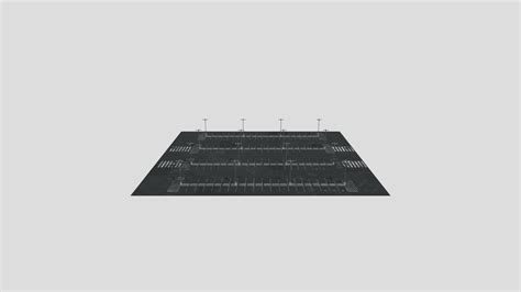 Parking Lot Scene With 4K And 8K Textures Buy Royalty Free 3D Model