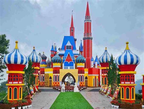 Tempat Wisata Castello Indonesia Taman Mini Sari Castle Water Jakarta