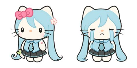 Hello Kitty X Hatsune Miku Cursor Sweezy Custom Cursors