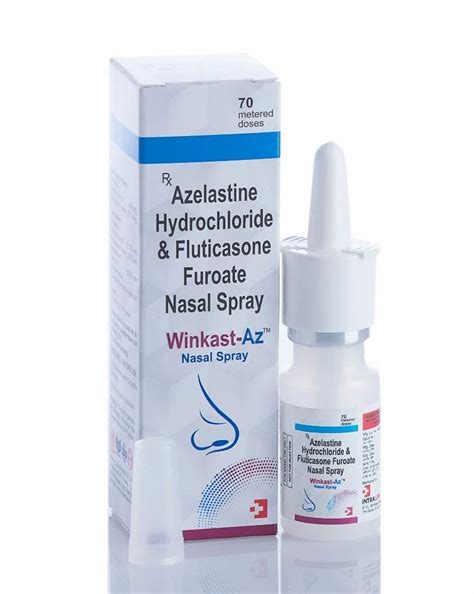 Azelastine Hydrochloride And Fluticasone Furoate Nasal Spray Packaging