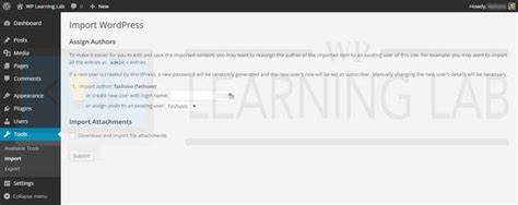 How To Use The Wordpress Importer Plugin