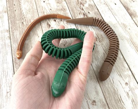 3D Printed Flexi Snake Tinkercad