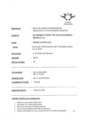 Iineea Major Test MEMO IINEEA Major Test MEMO May IINEEA Major Test MEMO