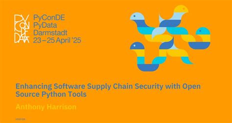 i am pleased to announce that i will be presenting my talk on enhancing software supply chain