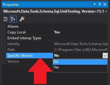 Asp Net Mvc Missing Microsoft Data Tools Schema Sql UnitTesting