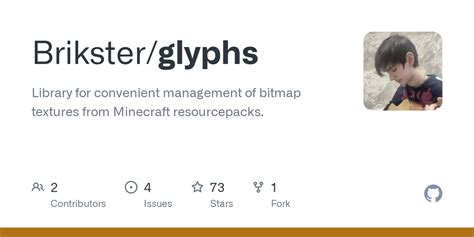 Github Briksterglyphs Library For Convenient Management Of Bitmap