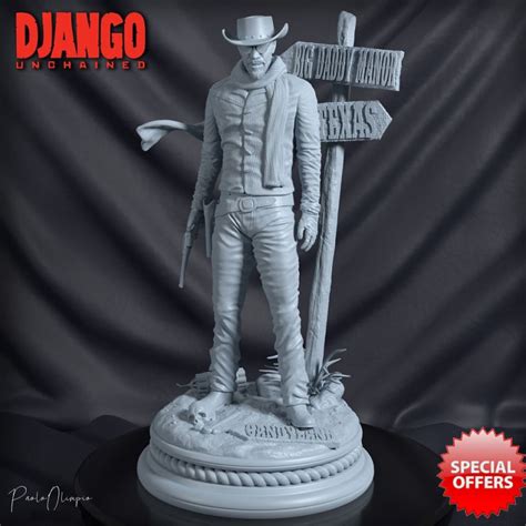 Django Unchained Stl 3d Print Files 3d Kiee Shop
