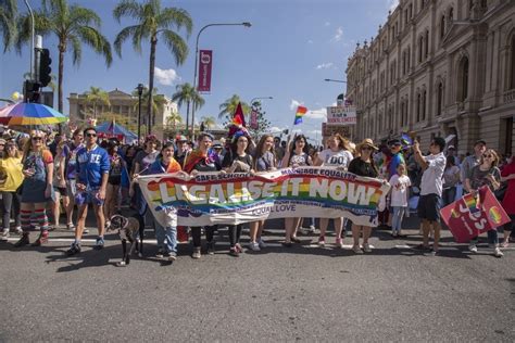 Brisbane Marriage Equality Rally 2017 State Library Of Queensland