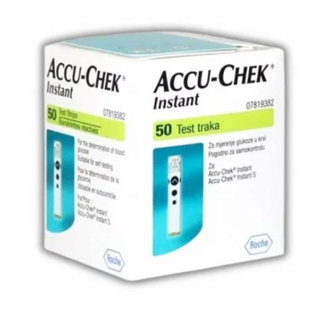 Sugar Test Strips Roche Accu Chek Instant 50 At ₹ 1300 Box Accu Check