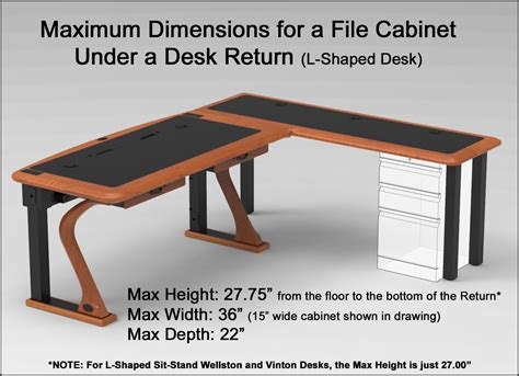 Lateral File Cabinet For L Shaped Desks Caretta Workspace