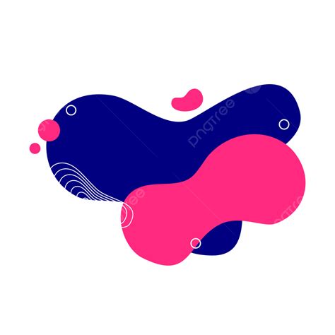 gambar irregular shape design flat colour element tanda spanduk
