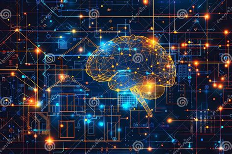 Digital Brain Network Representing Artificial Intelligence And Data