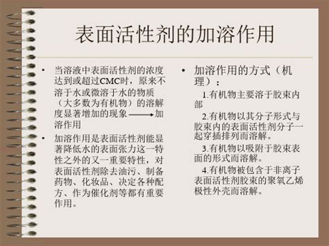 表面活性剂作业 文档之家