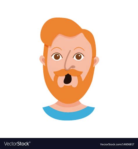 Male Emoji Cartoon Character Royalty Free Vector Image