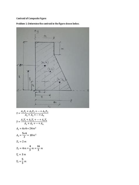 Centroid Of Composite Figure Pdf