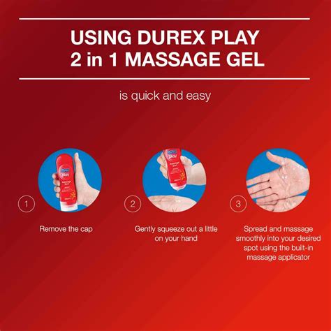 Buy Durex Play Massage 2in1 Lubricant Gel Sensual 200 Ml Online At