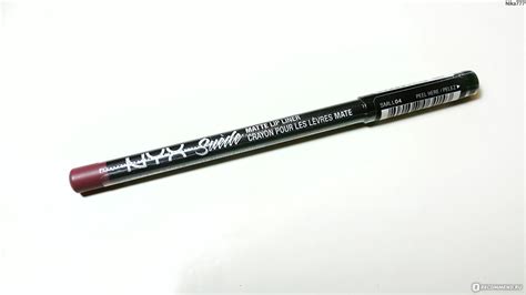 Карандаш для губ NYX Professional Makeup Suede Matte Lip Liner - «Nyx ...