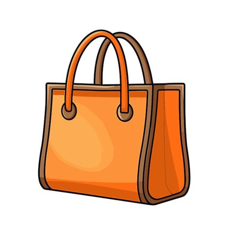 Vecteur De Sac Tote Sur Fond Blanc Vecteur Premium
