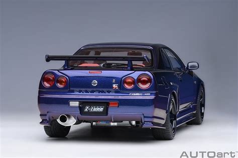 Nismo R34 Gt R Z Tune Midnight Purple Iii Limited Autoart 77464 Scale