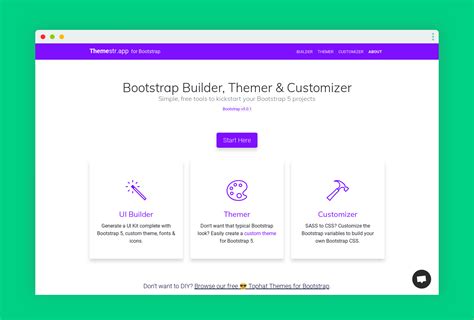 自定义 bootstrap 5 的风格，实现自定义风格页面开发 白宦成