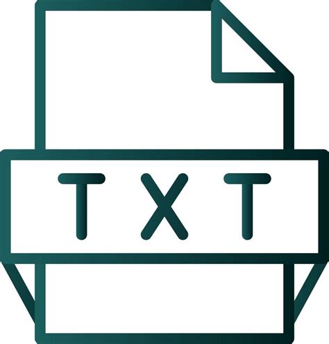 Txt File Format Icon 15574417 Vector Art At Vecteezy