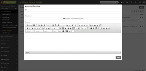 How To Create Email Template Smart Babe Babe Management System By QDOCS