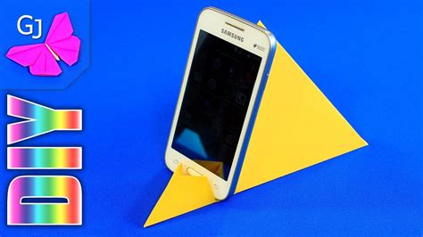 Diy Подставка для телефона из бумаги своими руками Youtube