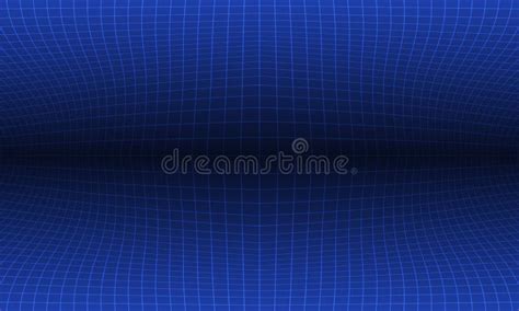 Perspective Synthwave Grid With Depth Of Field Effect Abstract