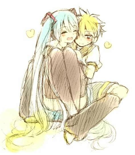 Miku X Len Vocaloid Hatsune Miku Vocaloid Characters