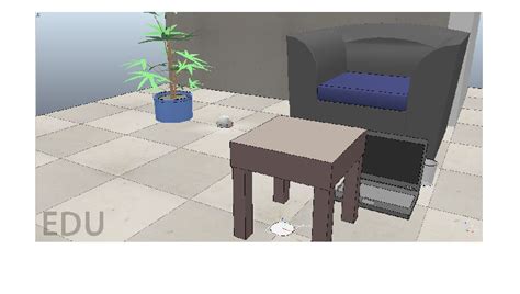 O Lumibot à Direita Da Poltrona E Alvo Embaixo Da Mesa Download