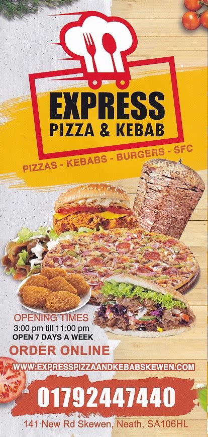 Express Pizza And Kebab Takeaway In Skewen