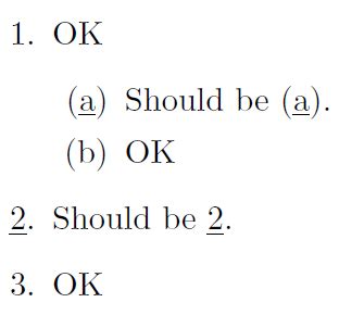 Lists Customizing Individual Enumerate Keys TeX LaTeX Stack Exchange