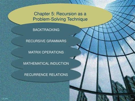 PPT Chapter 5 Recursion As A Problem Solving Technique PowerPoint Presentation ID 2554812