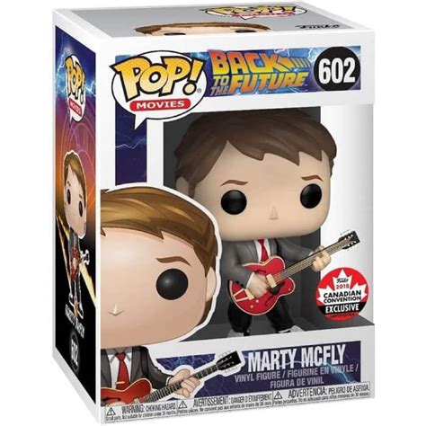 Boneco Funko Pop De Volta Para O Futuro Marty Mcfly Guitar 602 Canadian