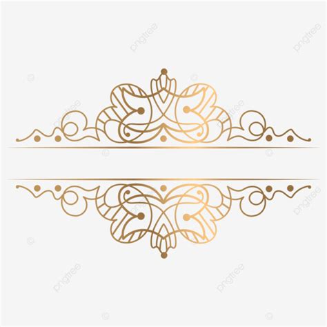 Moldura De Título Vintage Png E Vetor Png Vintage Luxo Fronteira