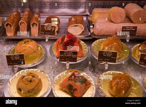 Foie Gras Pate In Les Halles De Lyon Paul Bocuse Gourmet Market Lyon