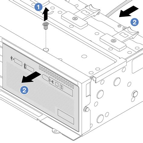 Remove The Front I O Module Thinksystem Sr665 V3 Lenovo Docs