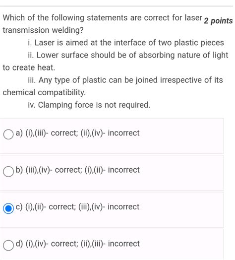 Which Of The Following Statements Are Correct Studyx