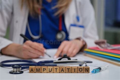 A Medical Professional Discussing Various Amputation Procedures And
