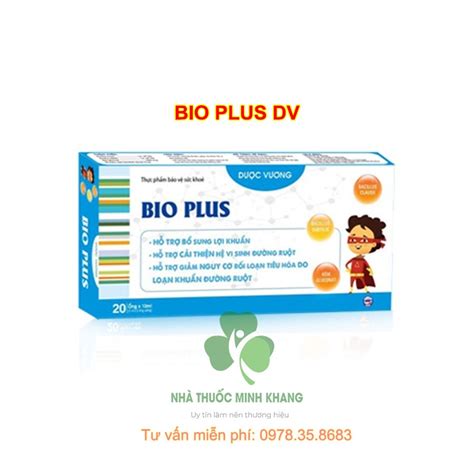 Men Vi Sinh Bio Plus Bổ Sung Lợi Khuẩn Nhà Thuốc Minh Khang